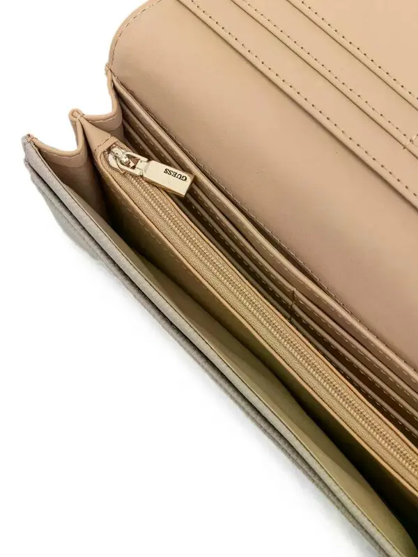 Guess Laurel Logo-plaque Saffiano-effect Wallet