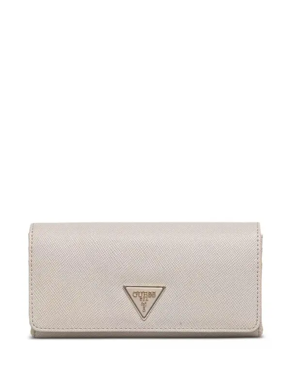 Guess Laurel Logo-plaque Saffiano-effect Wallet