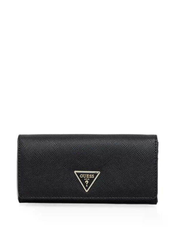Guess Laurel Logo-plaque Foldover Wallet