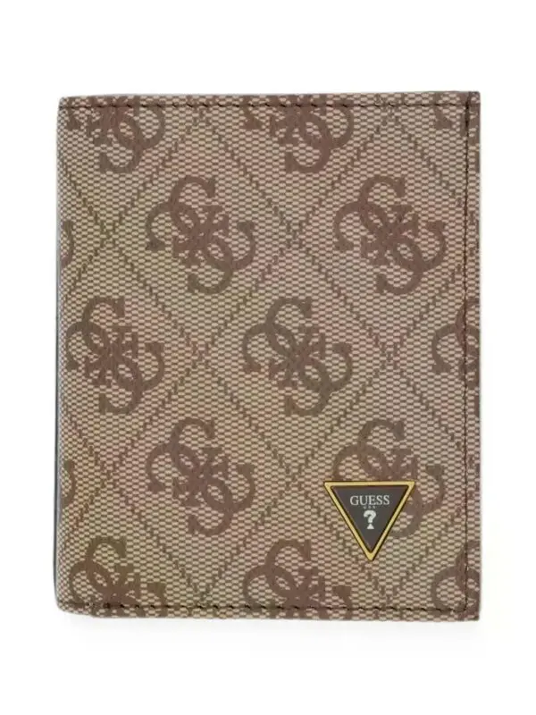 Guess Milano Monogram-print Logo-plaque Wallet