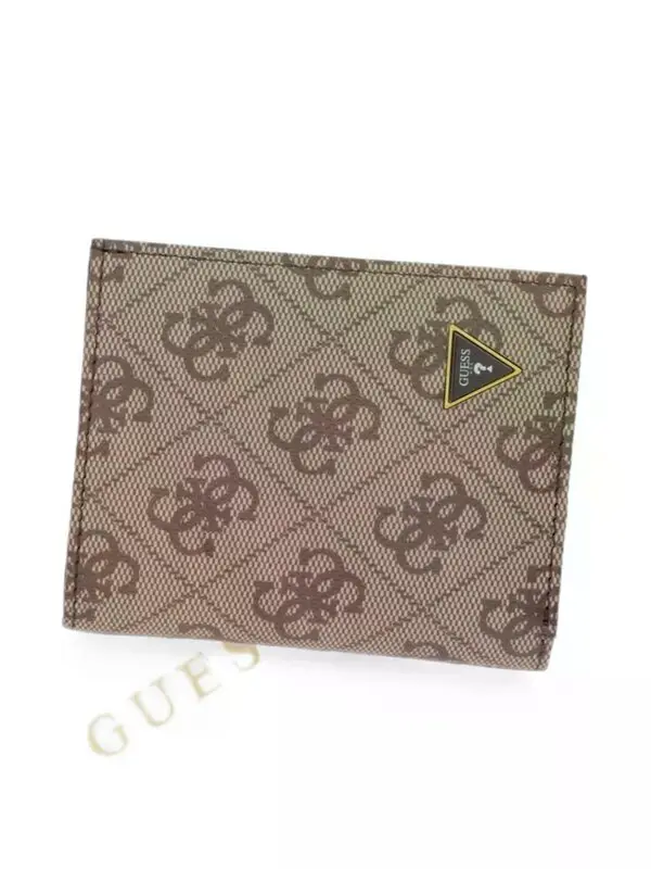 Guess Milano Monogram-print Logo-plaque Wallet