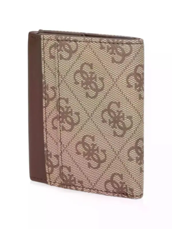 Guess Milano Monogram-print Logo-plaque Wallet