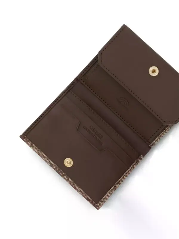 Guess Milano Monogram-print Logo-plaque Wallet