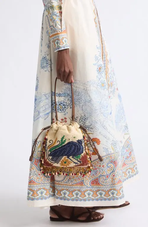 Etro X Tabby Booth Small Embroidered Beaded Bag