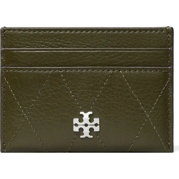 Tory Burch Charlie Quilted Leather Card Case - Leccio