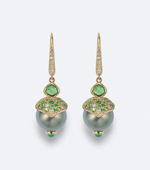 Marina B Servera 18kt Drop Earrings - Gold