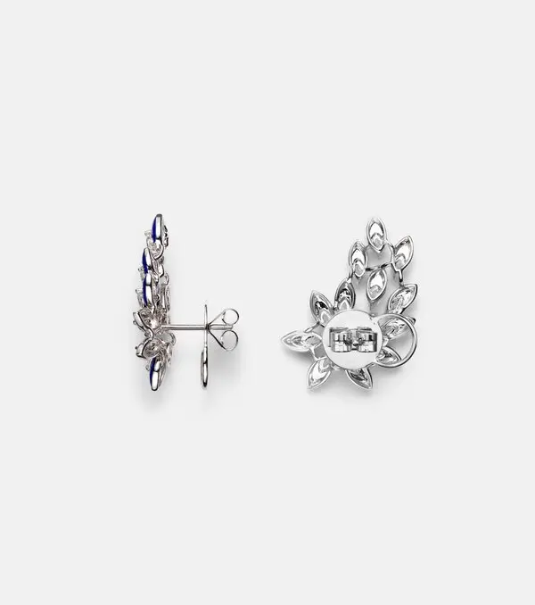 KAMYEN 18kt White Gold Diamond Earrings