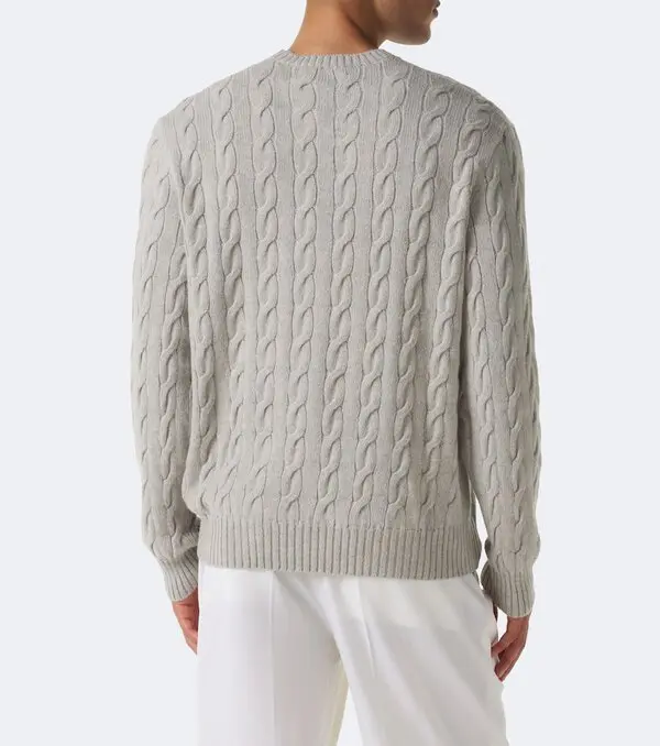 Ralph Lauren Purple Label Cable-knit Cashmere Sweater