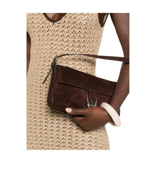 Staud Flap Handbag - Nude