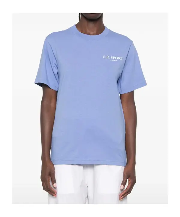 SPORTY  RICH Sporty & Rich Crewneck Short Sleeve T-shirt