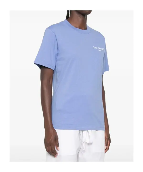 SPORTY  RICH Sporty & Rich Crewneck Short Sleeve T-shirt