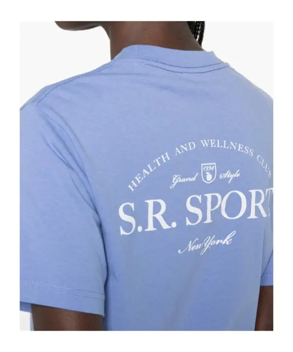 SPORTY  RICH Sporty & Rich Crewneck Short Sleeve T-shirt
