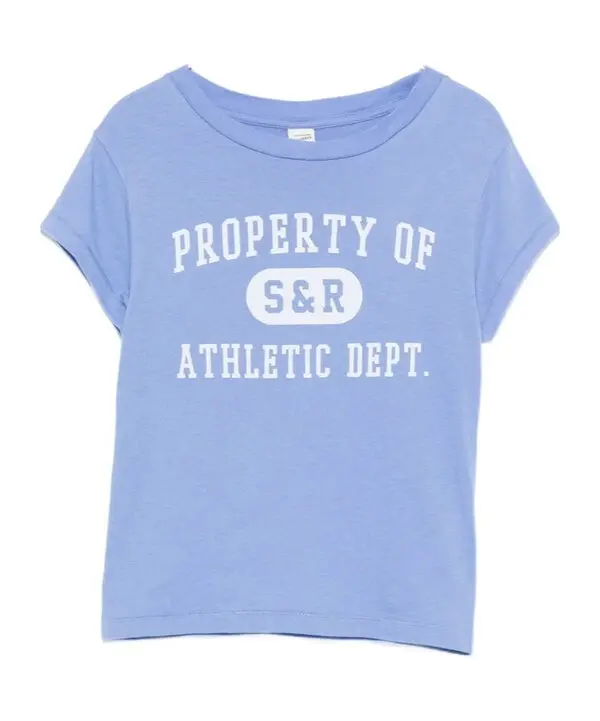 SPORTY  RICH Crew Neck T-shirt