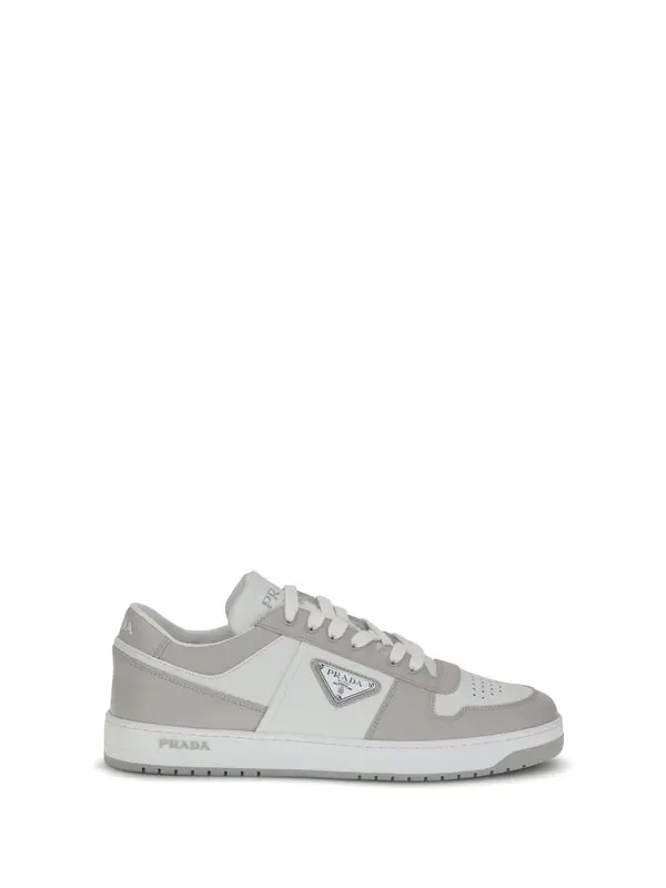 Prada Downtown Leather Two-tone Sneakers