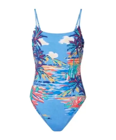 Polo Ralph Lauren Kennedy 1pc Printed Swimsuit