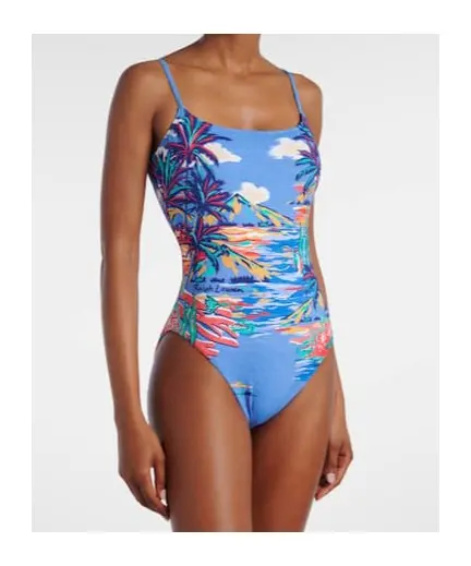 Polo Ralph Lauren Kennedy 1pc Printed Swimsuit