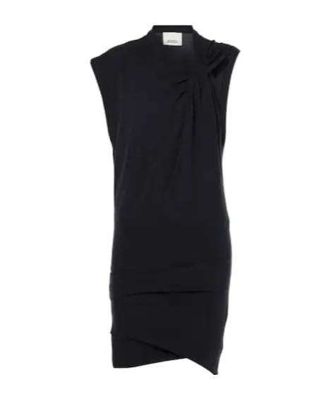 Isabel Marant Étoile Leany Asymmetrical Cotton Jersey Minidress