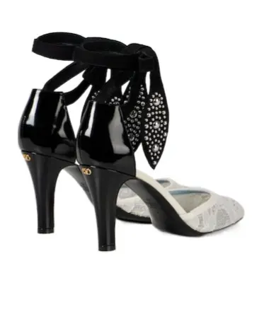 Valentino Garavani Lace And Suede Pumps