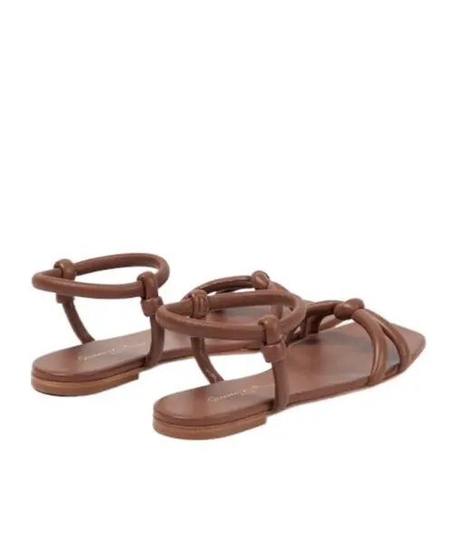 GIANVITO ROSSI Juno Leather Sandals