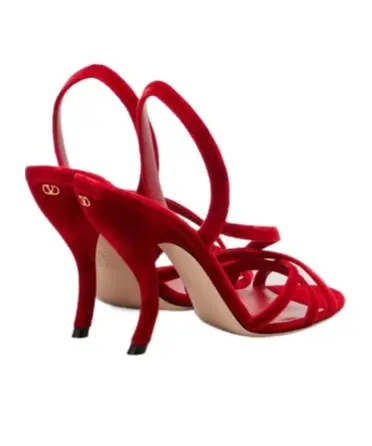 Valentino Garavani Velvet Heeled Sandals