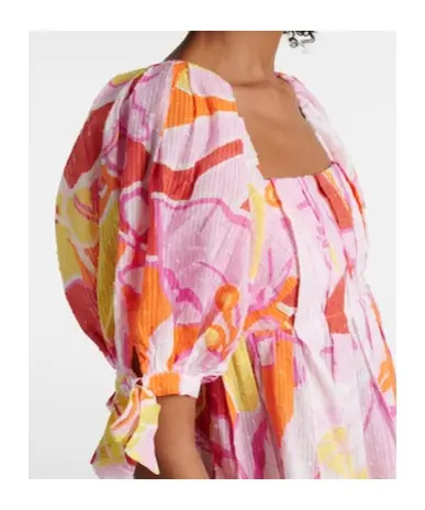 Poupette St Barth Catalina Printed Cotton Minidress