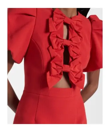 Rebecca Vallance Kaylee Bow-detail Minidress