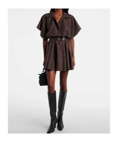 Norma Kamali Flared Minidress