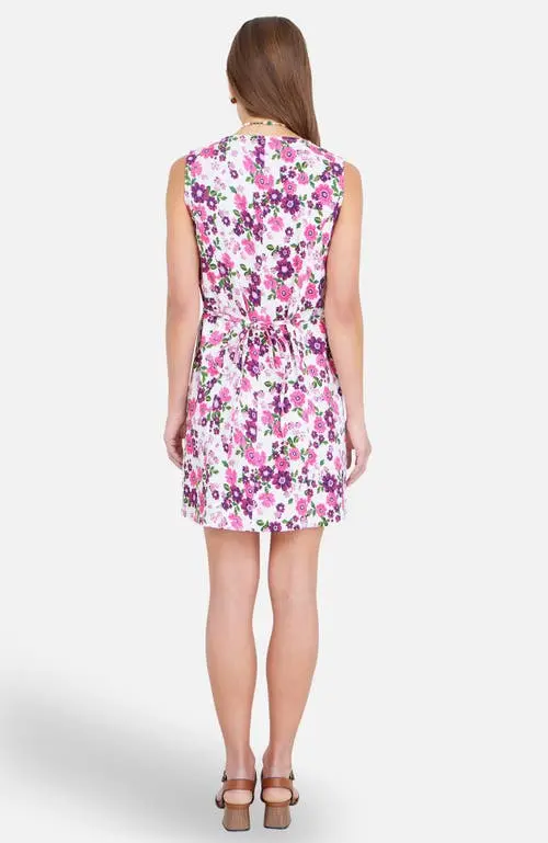 YUMI Retro Floral Cotton Pinafore Dress