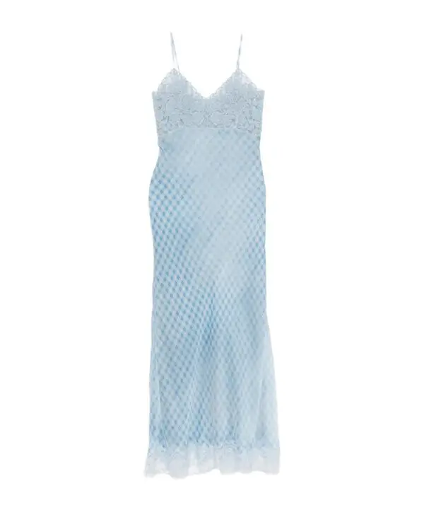 Ermanno Scervino Lace Spaghetti Strap Dress