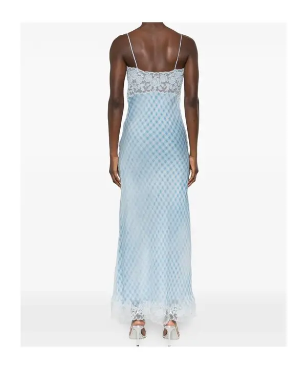 Ermanno Scervino Lace Spaghetti Strap Dress