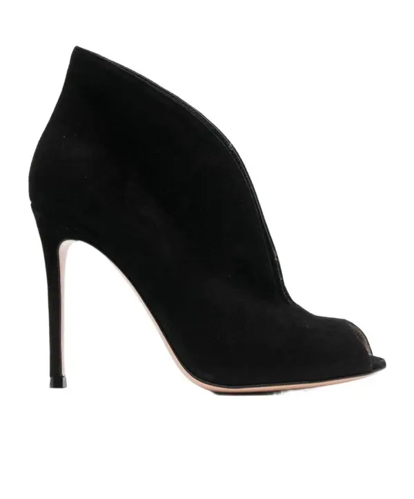 GIANVITO ROSSI Peep-toe 110mm Suede Sandals