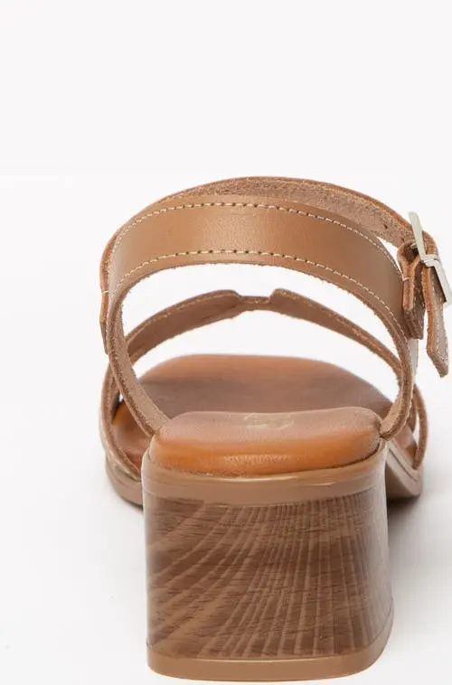 MENINA STEP Siena Flat Sandal - Taupe
