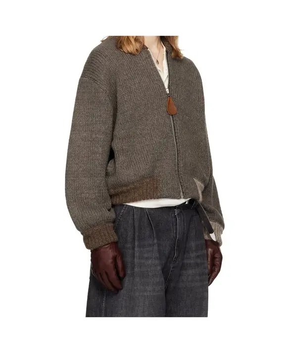 MAGLIANO Knitted Zipper Casual Jacket