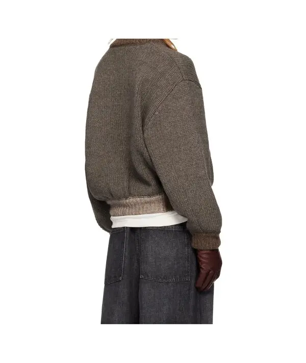 MAGLIANO Knitted Zipper Casual Jacket