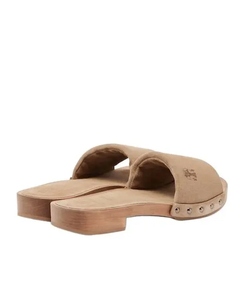 Brunello Cucinelli Suede Clogs