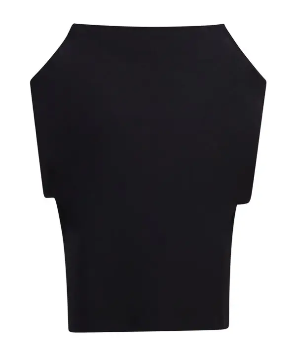 Norma Kamali Wide-neck Sleeveless Top