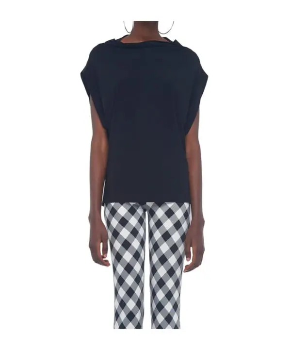 Norma Kamali Wide-neck Sleeveless Top