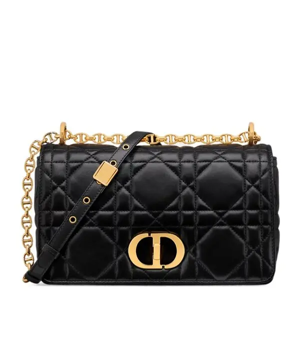 Dior Medium Soft Caro Bag - Black