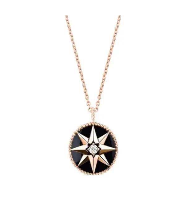 Dior Medium Rose Des Vents Medallion - Yellow