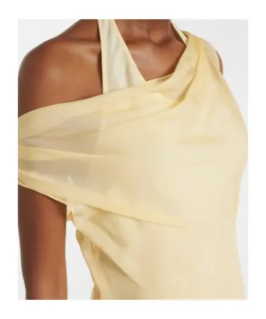SIR. Strobe Off-shoulder Maxi Dress