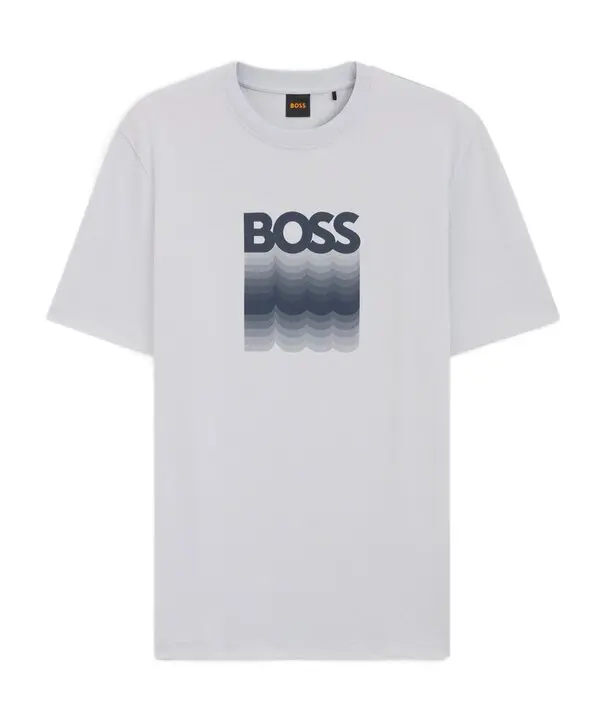 Hugo Boss Logo-graphic T-shirt - Light Gray