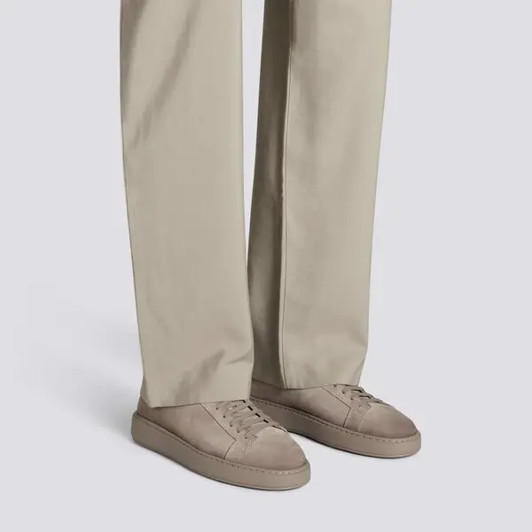 Santoni Logo Embossed Sneakers