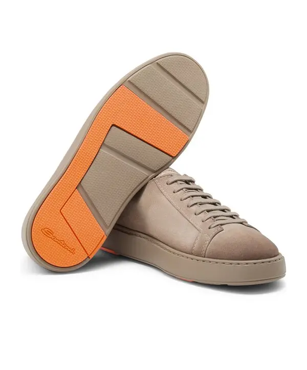 Santoni Logo Embossed Sneakers