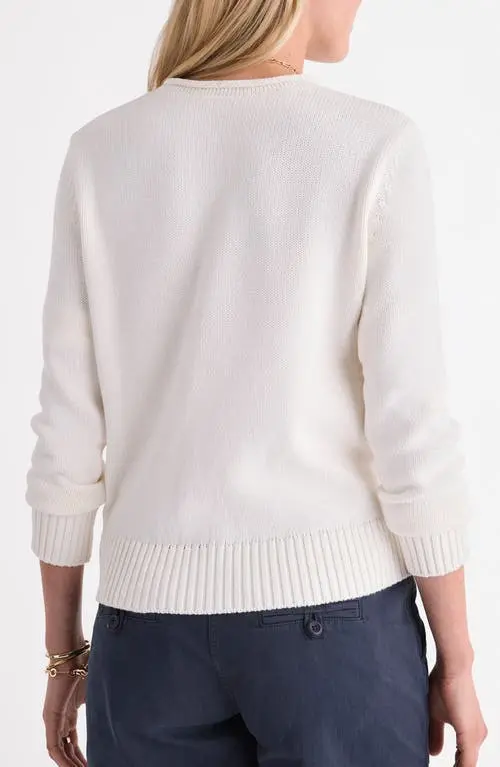Vineyard Vines Katie Cotton Americana Rollneck Sweater