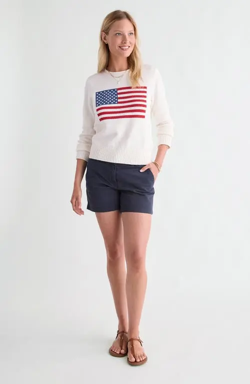 Vineyard Vines Katie Cotton Americana Rollneck Sweater