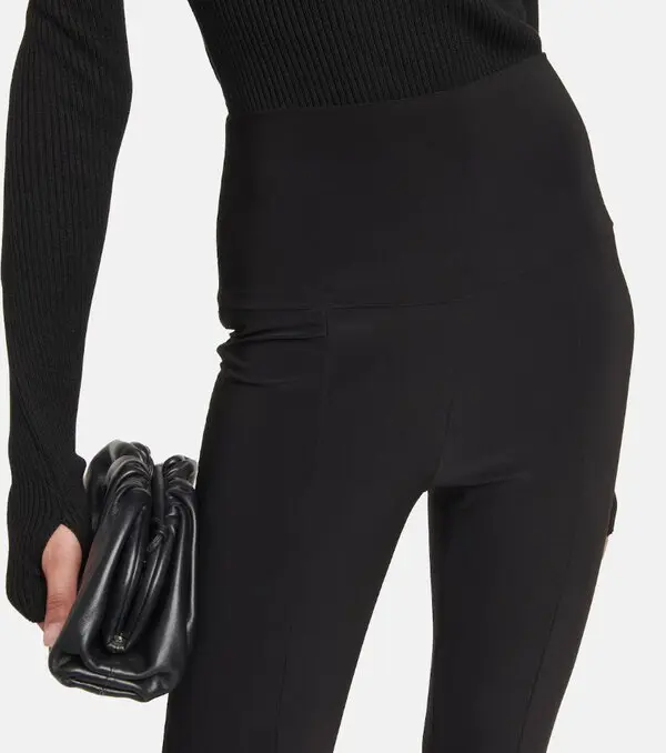 Norma Kamali Spat Jersey Leggings