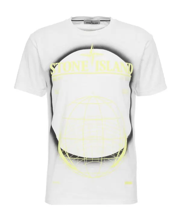 Stone Island Logo-print Round-neck T-shirt