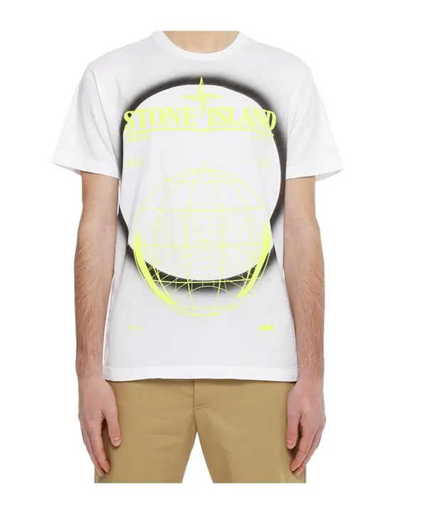 Stone Island Logo-print Round-neck T-shirt
