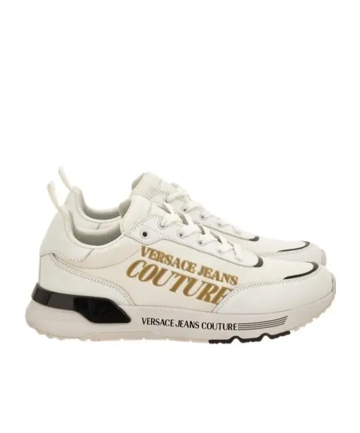 Versace Logo Sneakers - White