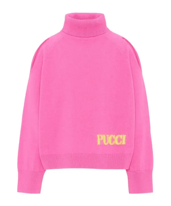 Emilio Pucci Turtleneck Sweater - Fuchsia